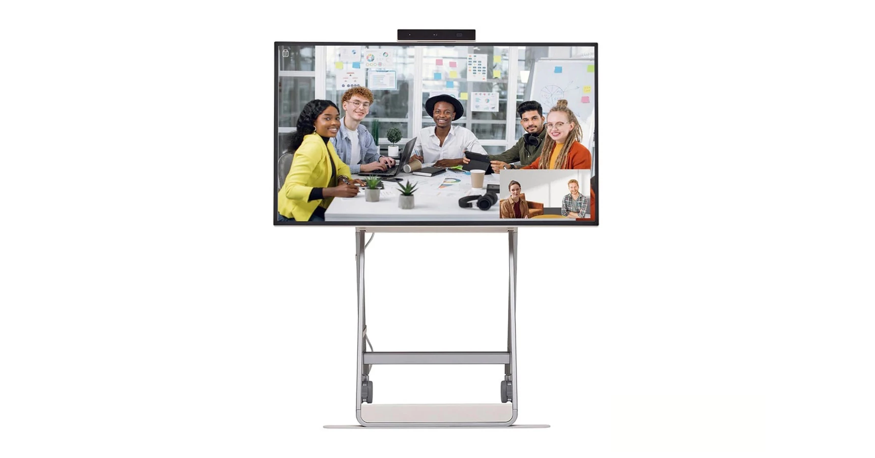 LG One Quick Flex All-in-One interaktív kijelző gurulós padlóállvánnyal